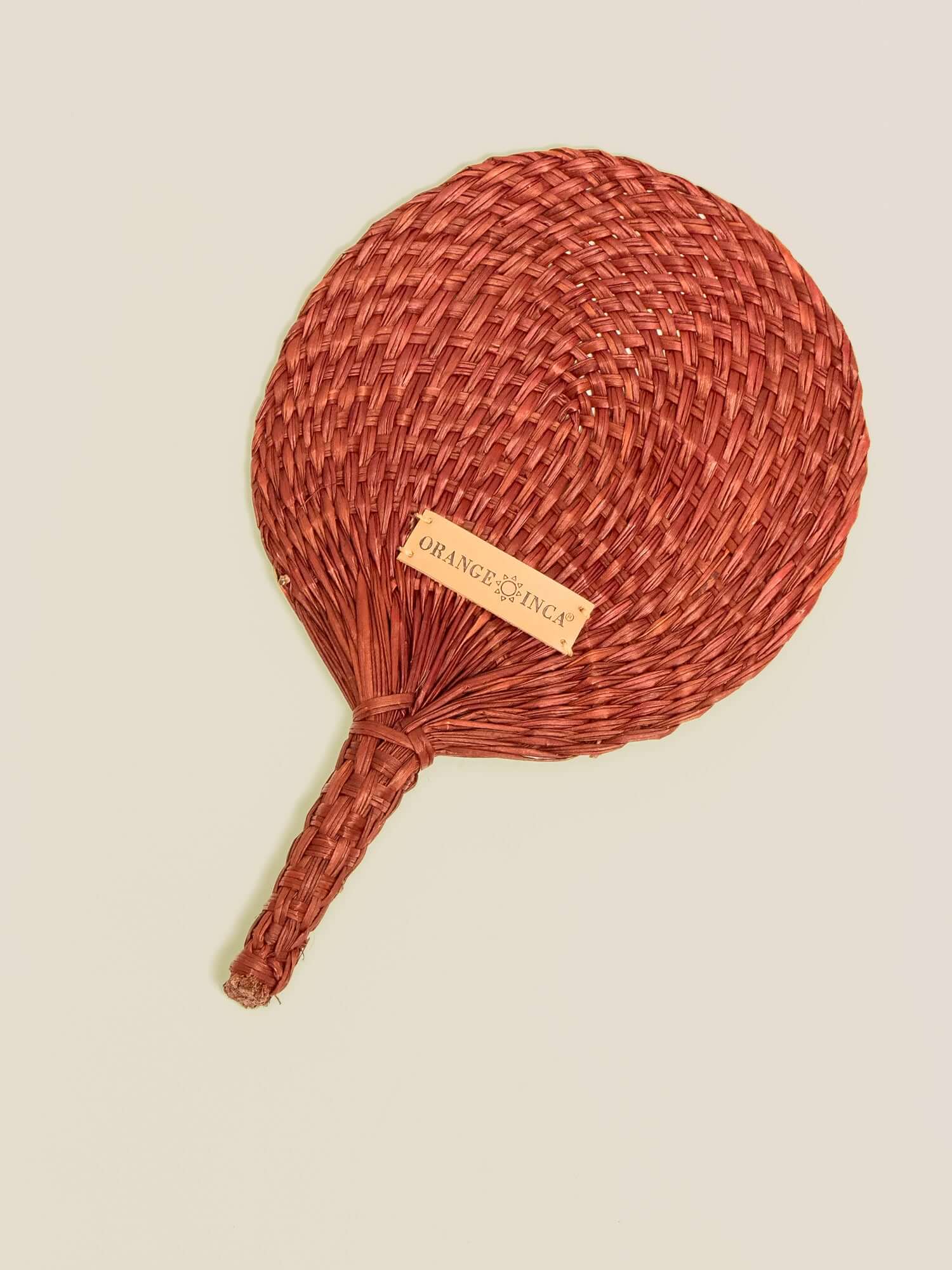 Handmade Straw Fan – Round Shape | Ethical Gift